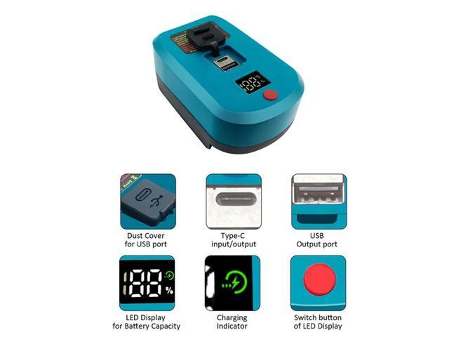 Click here for 65W Adapter Charger For 18V Li- With Type-C Port A... prices