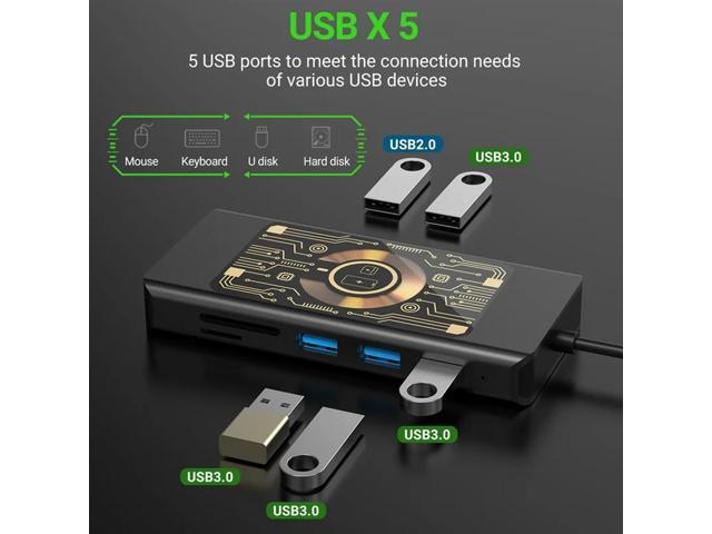 Click here for 12 In 1 Wireless Charging Hub USB-C Docking Statio... prices
