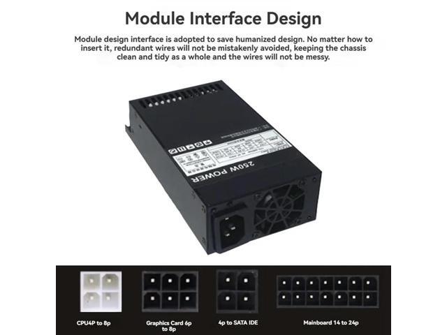Click here for Ageryu 250W PSU ATX Full Modular Power Supply FLEX... prices