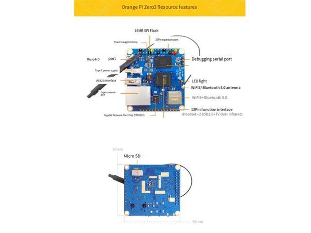 Click here for Ageryu For Orange Pi Zero 3 4GB RAM Single Board C... prices