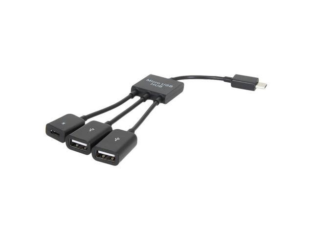 Click here for 3 in 1 Micro USB HUB Double USB 2.0 Host OTG Adapt... prices