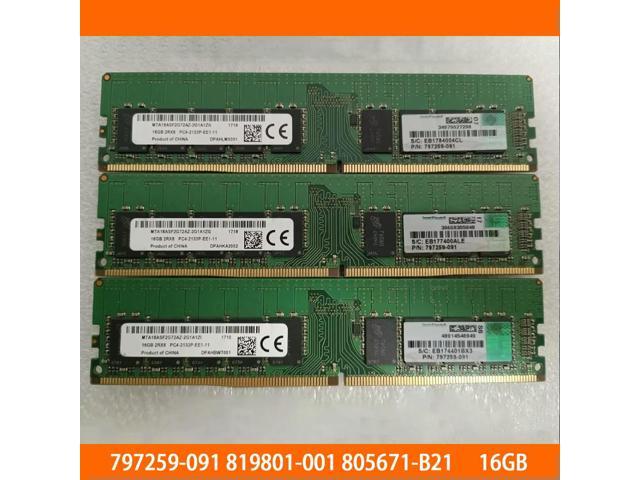 Click here for 1PCS 16G RAM 797259-091 819801-001 805671-B21 For... prices