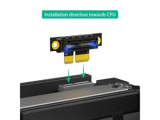 Click here for Ageryu PCI-E 1X 3.0 90 Degree Reverse Male To Fema... prices