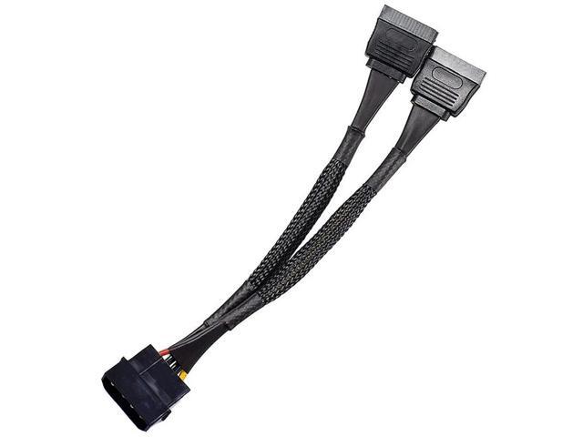 Click here for 4 Pin Male IDE Molex To Dual 15Pin Female SATA Pow... prices