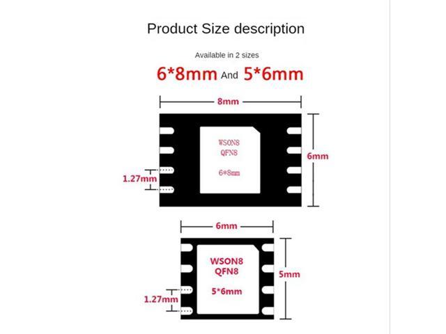 Click here for DFN8 To DIP8 Socket QFN8/WSON8/MLF8/MLP8/DFN8 To D... prices