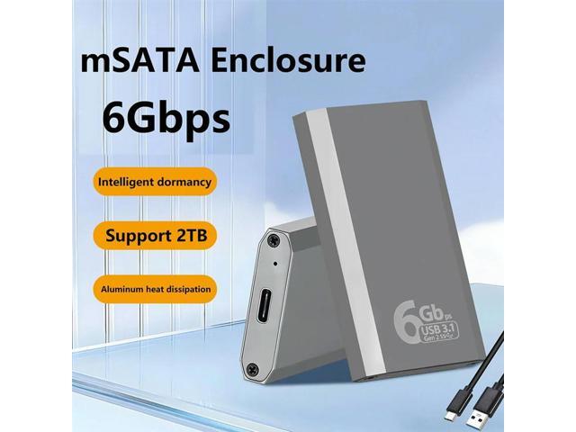 Click here for Ageryu MSATA Enclosure USB 3.1 Gen2 10Gbps SSD For... prices