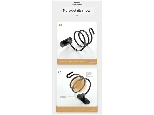 Click here for Wall Mounted Hair Dryer Holder Spiral Hair Care To... prices