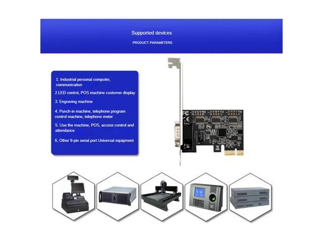 Click here for Pcie X1 To RS232 Serial Adapter Card Industrial Co... prices