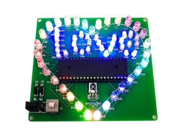 Click here for DIY Electronic Kit Colorful LED Flash Love Heart D... prices
