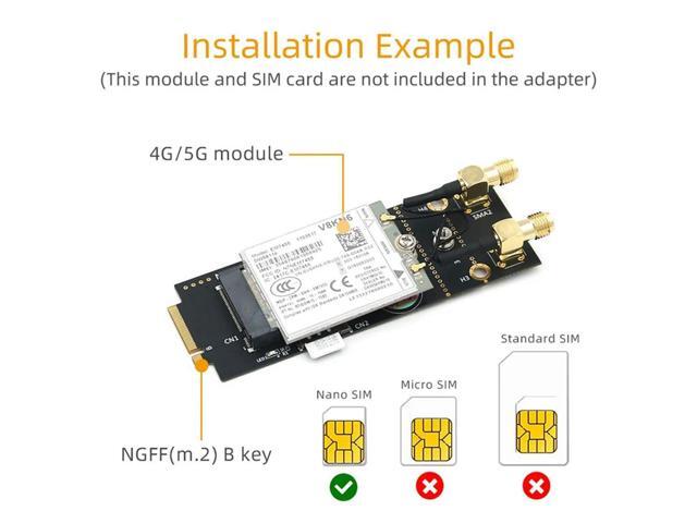 Click here for M.2 Key-B Wireless Module Adapter Support 5G 4G 3G... prices