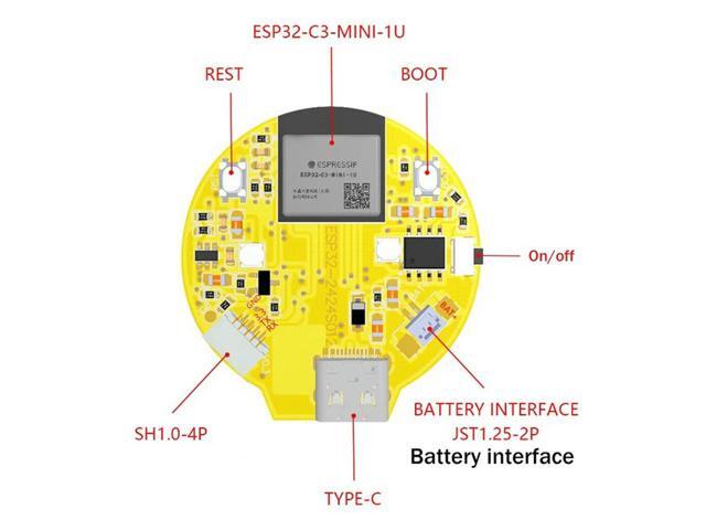Click here for ESP32-C3 Development Board 1.28 Inch Round LCD Dis... prices