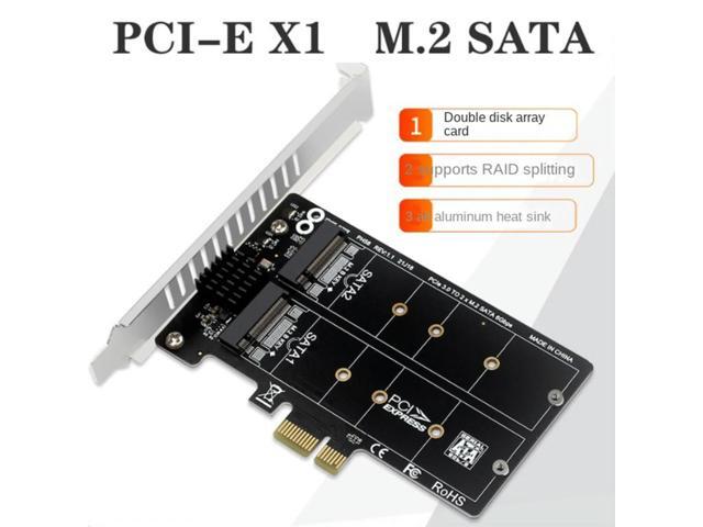 Click here for PH58 2 x M2 SATA to PCIE Adapter Card Double Disc... prices