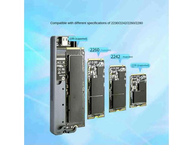 Click here for Aluminum Alloy M.2 Case Type-C USB 3.2 Interface 1... prices
