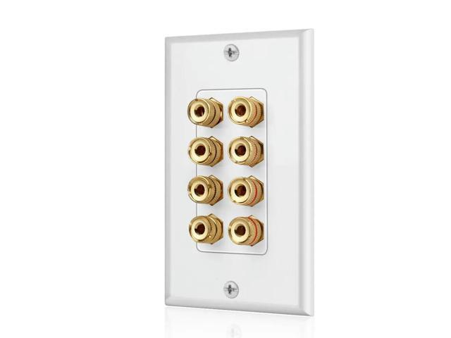 Click here for N33R_8 Posts Speaker Home Theater Wall Plate Audio... prices