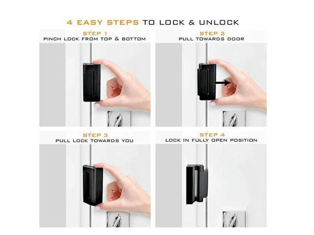 Click here for 3Pcs Home Security Door Reinforcement Lock - Child... prices