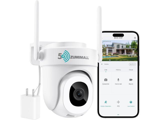 Click here for ZUMIMALL 3MP Security Camera Outdoor - 360° PTZ Au... prices