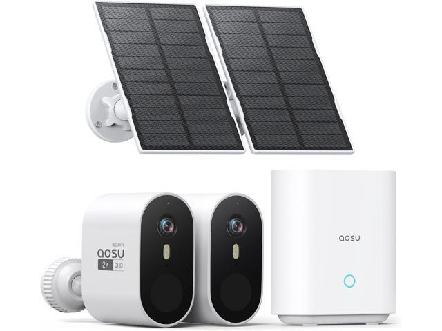 Click here for AOSU Solar Security Cameras Wireless Outdoor  2K Q... prices