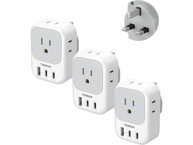 Click here for US to UK Plug Adapter 3 Pack  TESSAN Type G Adapte... prices