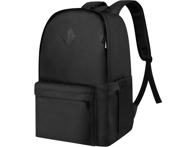 Click here for Laptop College Backpack for Women Men Black Bookba... prices