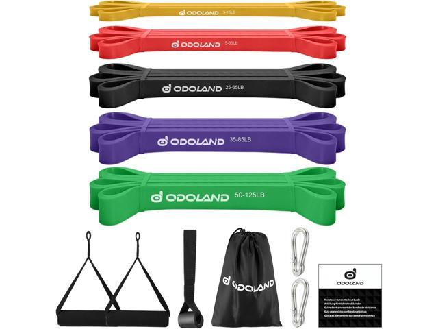 Click here for Odoland 5 Packs Pull Up Assist Bands  Pull Up Stra... prices