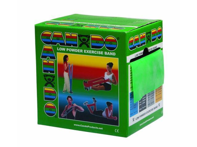 Click here for CanDo Low Powder Exercise Band  50 yard roll  Gree... prices