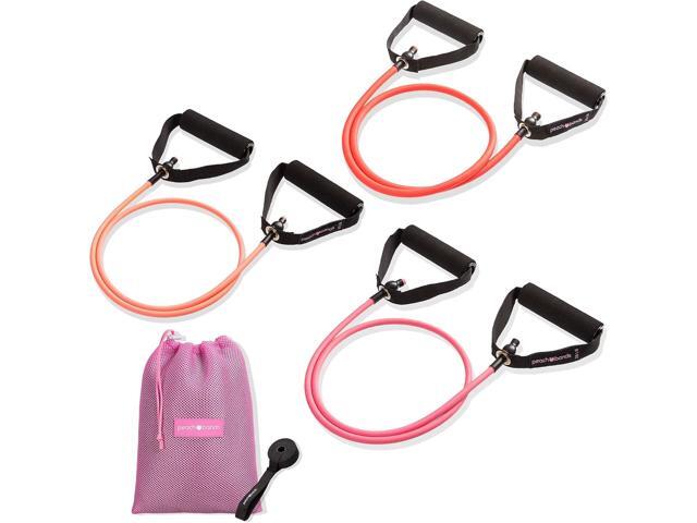 Click here for Peach Bands Resistance Tube Bands Set - Exercise B... prices