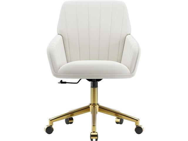 Click here for YISHENG Velvet Home Office Chair with Gold Base Up... prices