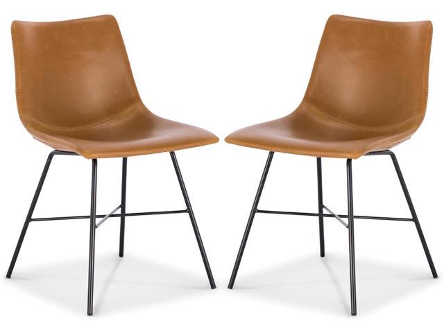 Click here for Poly and Bark Paxton Dining Chair  Set of 2 Tan prices