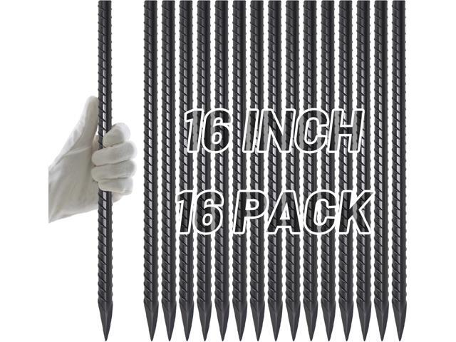 Click here for AAGUT 16 Inch Rebar Stakes Heavy Duty 16 Pack 3/8... prices