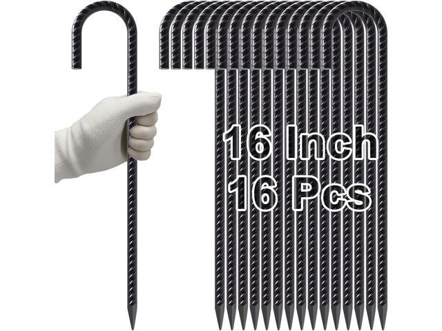 Click here for VVOKGO Rebar Stakes 16 Inches J Hook Heavy Duty Ch... prices
