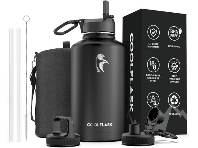 Click here for 64 oz Water Bottle Insulated with Straw & 3 Lids... prices