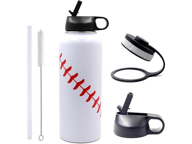 Click here for 40 oz Baseball Water Bottle  Sports Flask Metal Th... prices