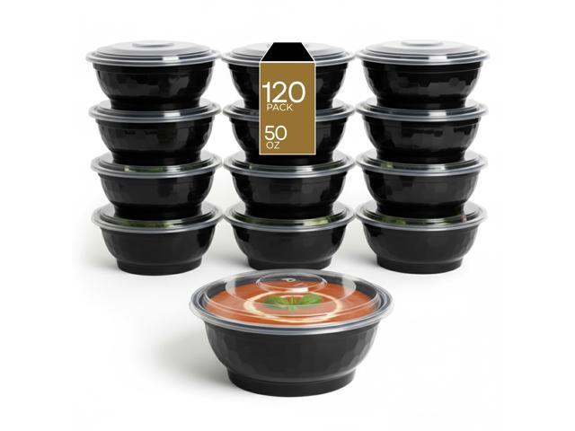 Click here for Microwaveable Noodle Bowl with Lid  Black  50oz  1... prices