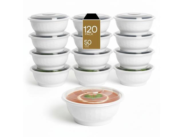 Click here for Microwaveable Noodle Bowl with Lid  White  50oz  1... prices