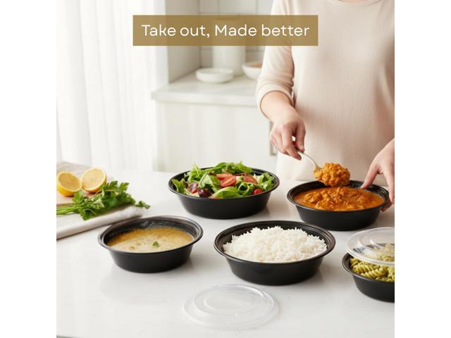 Click here for Microwaveable Round Container with Lid  32oz  150-... prices