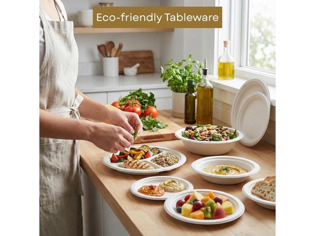 Click here for Bagasse Plates (PFAS-Free)  White  10  500-Pack prices
