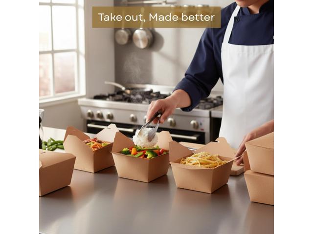 Click here for Kraft Paper Take-Out Boxes  Bio Box  8.9 x 6.5 x 3... prices