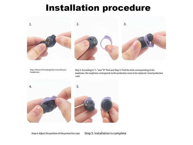 Click here for 5-Pairs Buds Wingtips Anti-Slip Soft Silicone Repl... prices