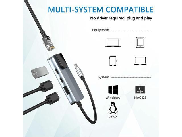 Click here for 4 in 1 USB2.0 Ethernet Card Hub Splitter Adapter w... prices