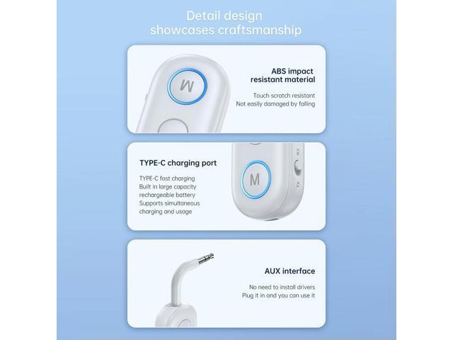 Click here for 2 In 1 Audio Transmitter Receiver 3.5mm AUX Blueto... prices