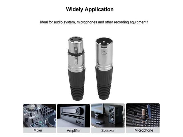 Click here for 20pcs 3 Pin Microphone Audio Cable Plug 10 Male 10... prices