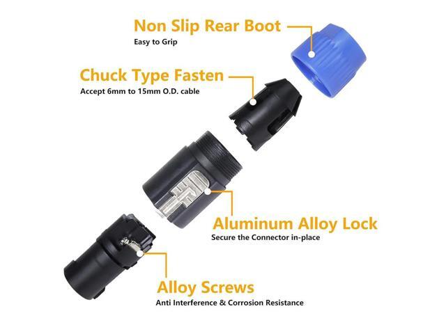 Click here for 20 Pcs Audio Speaker Plug Twist Lock 4 Pole Speake... prices