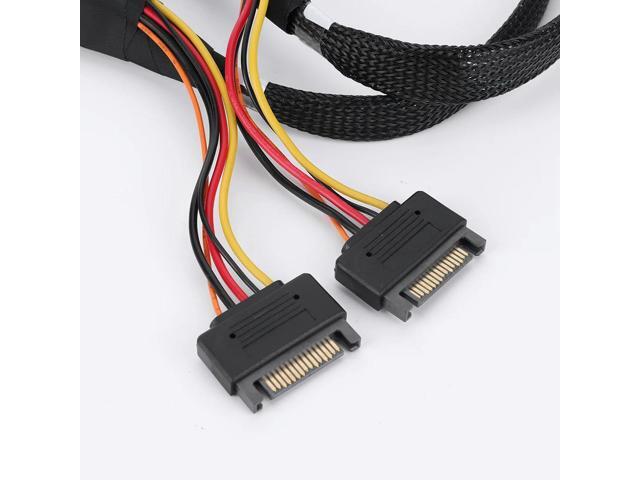 Click here for SlimSAS 8X To 2*U.2 NVMe Adapter SFF-8654 74pin To... prices