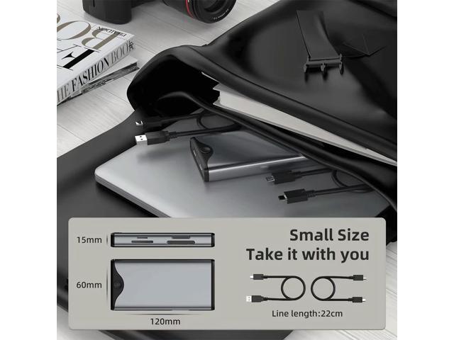 Click here for Dual-Bay M.2 NVMe SATA SSD Enclosure USB C To M.2... prices