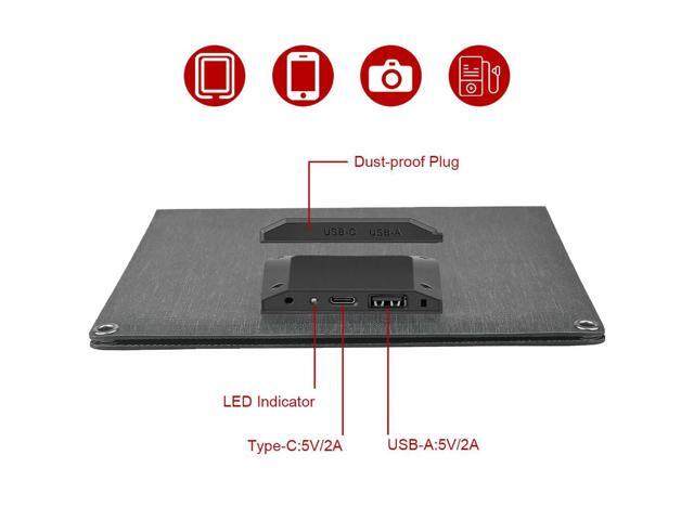 Click here for 24W Portable Solar Panel Waterproof Camping Solar... prices