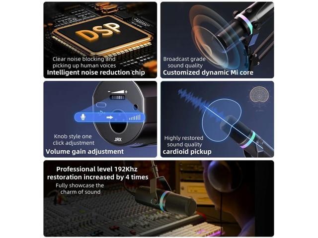 Click here for XLR/USB Dynamic Gaming Microphone RGB Dynamic Comp... prices