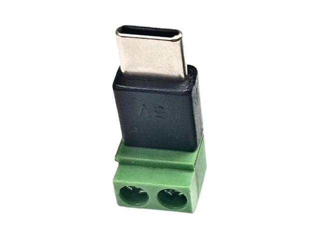 Click here for Type C Male to 2Pin 5V Solderless Green Terminal A... prices