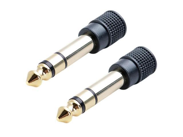 Click here for 2pcs 6.35mm Male Plug to 3.5mm Female Connector He... prices