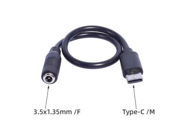 Click here for DC 3.5x1.35mm Female to USB Type C Male Connector... prices