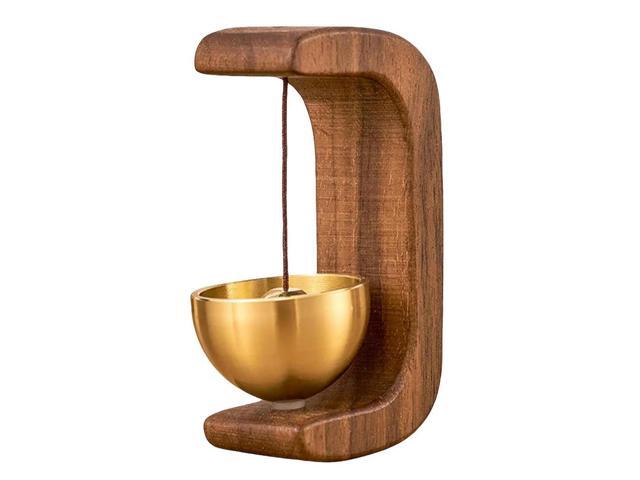 Click here for Wooden Wind Chime Doorbell Brass Bell Front Door C... prices